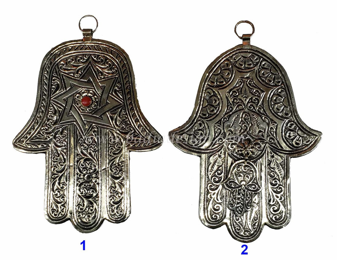Moroccan Khamsa Hand Pendant | Hand of Fatima Decor – Badia Design Inc.